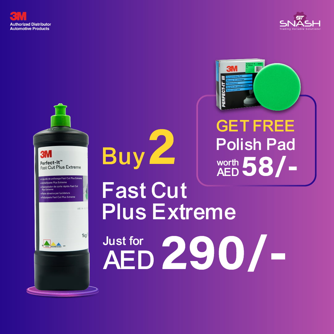 Buy 2pcs of 3M 51815 Fast Cut Plus Extreme- Get 3M 50487 Pad Free